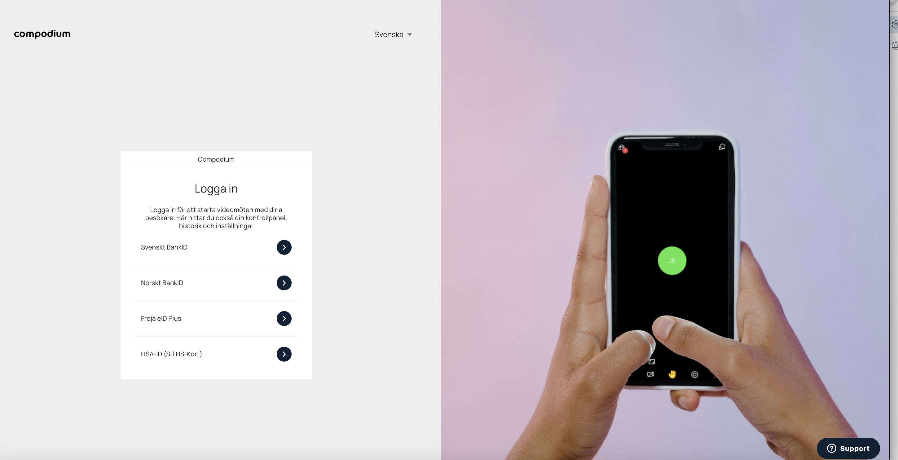 Confrere users - First login – Compodium